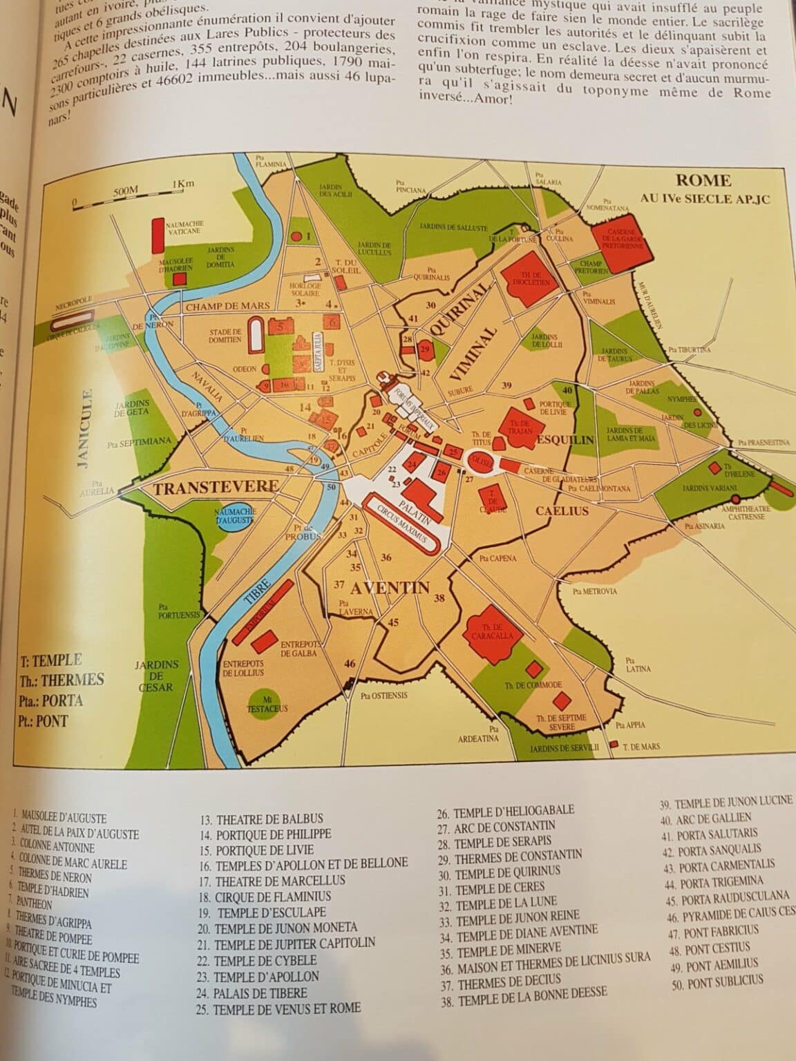 Plan de Rome à la fin de la République romaine | Cartothèque