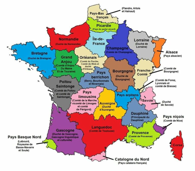 Carte des régions de France : un découpage alternatif